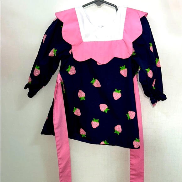 The Beaufort Bonnet Company | Dresses | Tbbc Navy Dress With Pink ...